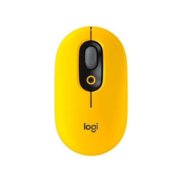 MOUSE LOGITECH POP BLUETOOTH BLACK/YELLOW-LILA/GREEN - Quiosco.com.pe
