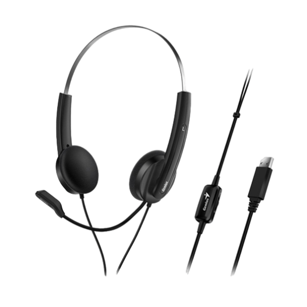 AUDIFONO CON MICROFONO GENIUS HS-220U USB - Quiosco.com.pe